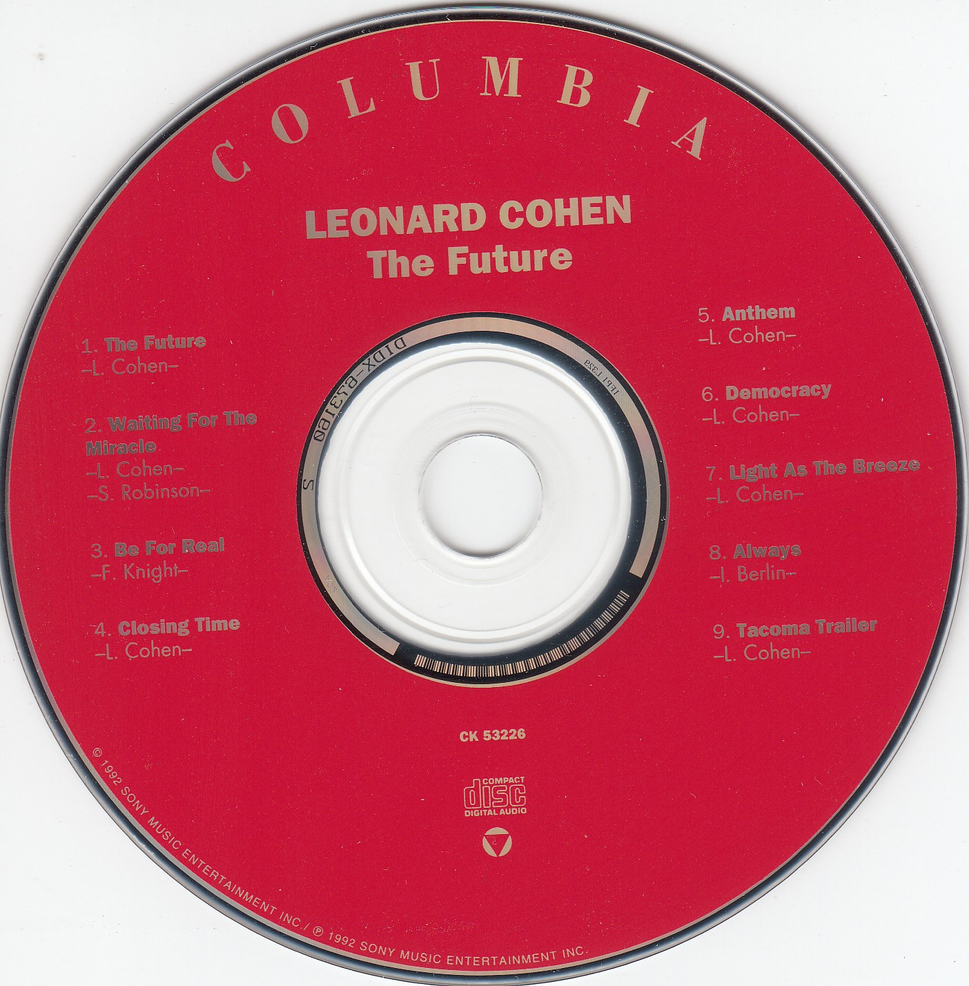 The Future (1992) | Leonard Cohen